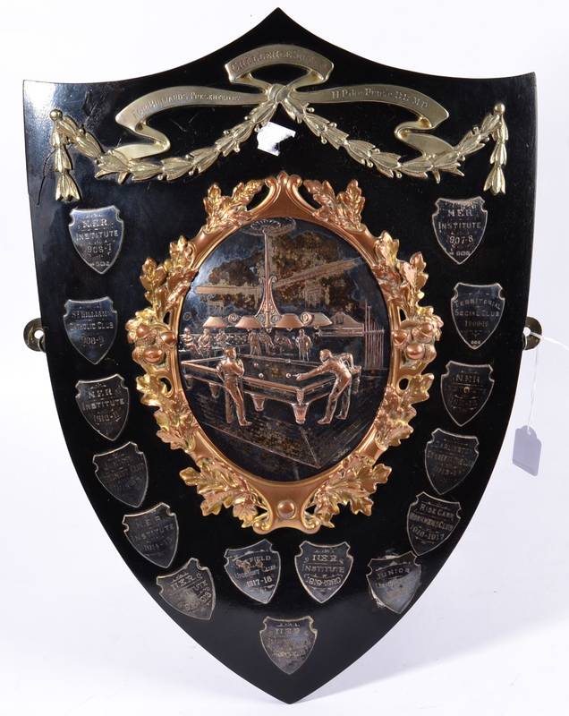 Lot 3002 - Challenge Shield For Billiards Presented By