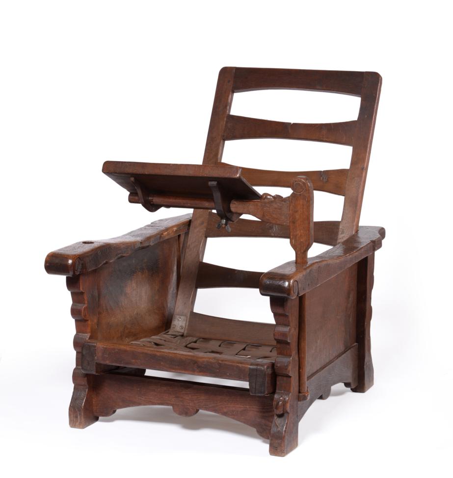 Lot 510 - A Robert "Mouseman " Thompson Oak Reading