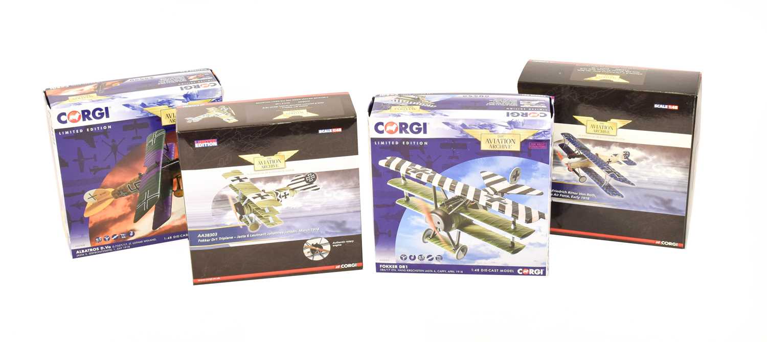 Lot 2221 - Corgi Aviation Archive WWI Group 1:48 Scale