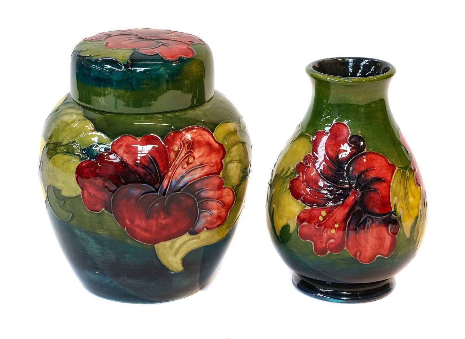 Lot 21 - A Walter Moorcroft ginger jar and cover in