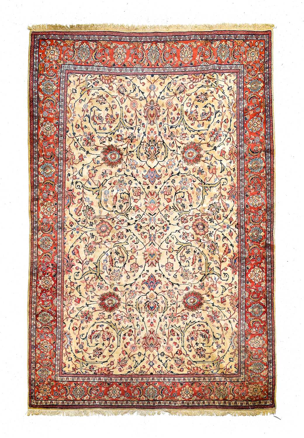 Lot 412 - Saroukh Carpet West Iran, circa 1950 The
