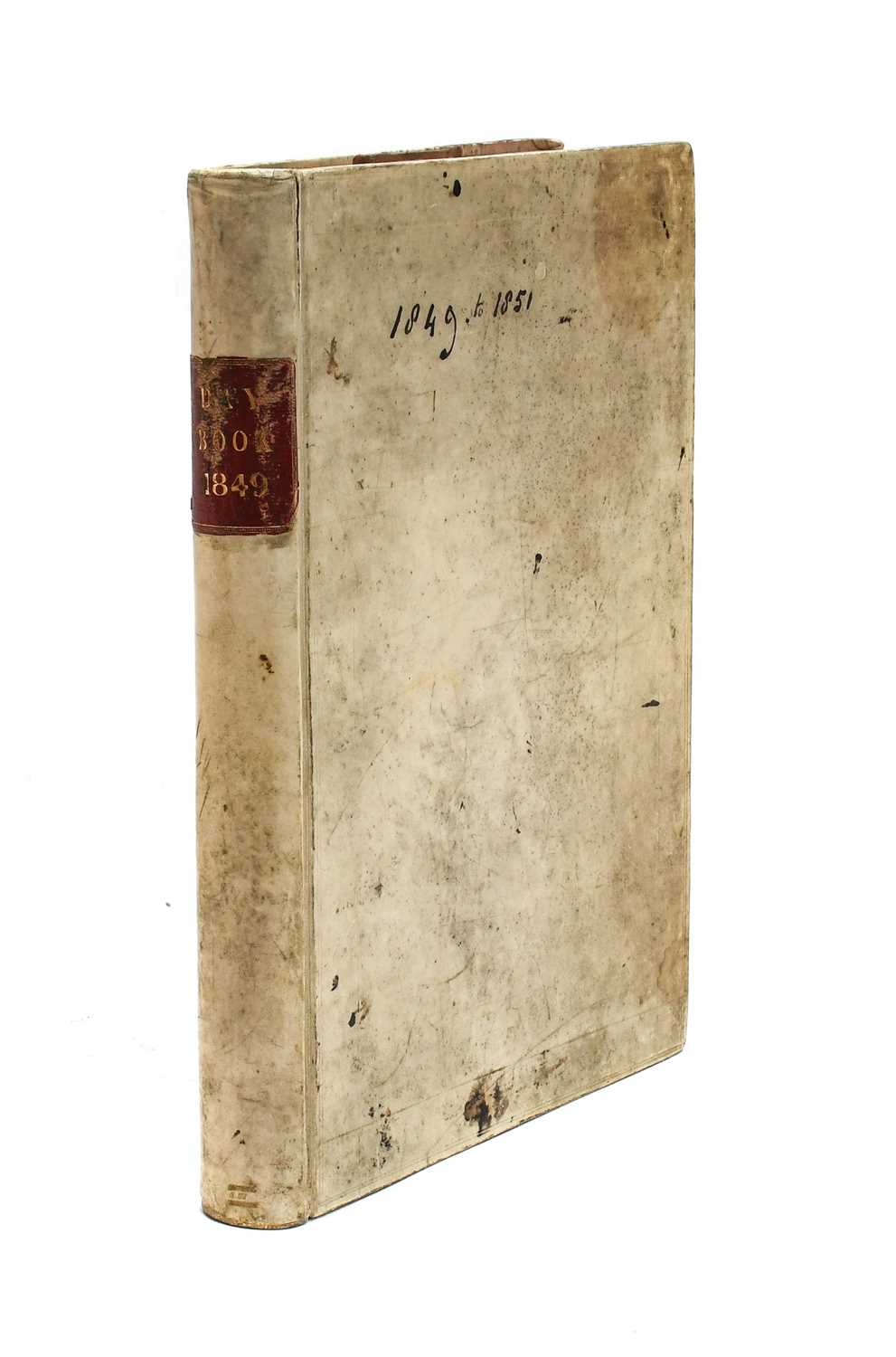 Lot 2125 - Eshton Hall, Gargrave. Day Book 1849 - 1851.