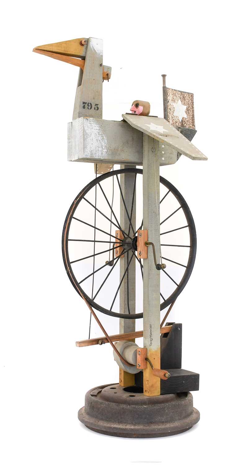 Lot 214 - Tony Mann (1927-2013): Aviator, painted wood
