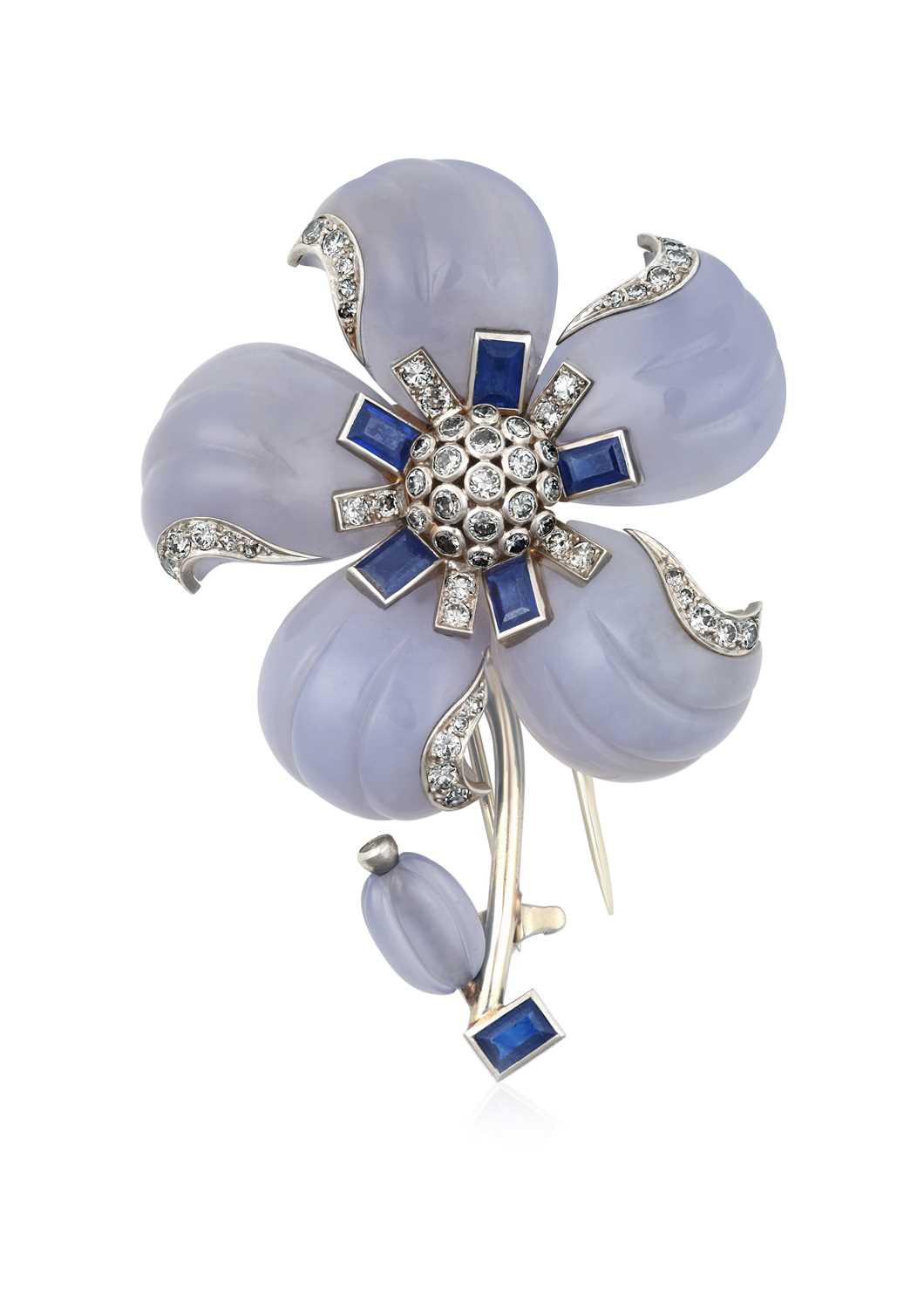 Lot 2323 - Property of a Lady A Chalcedony, Sapphire