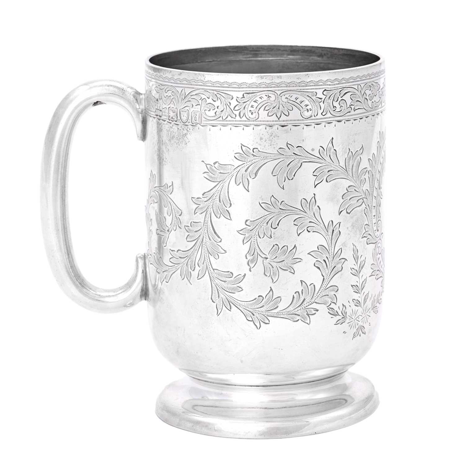 Lot 2323 - A Victorian Silver Christening-Mug,