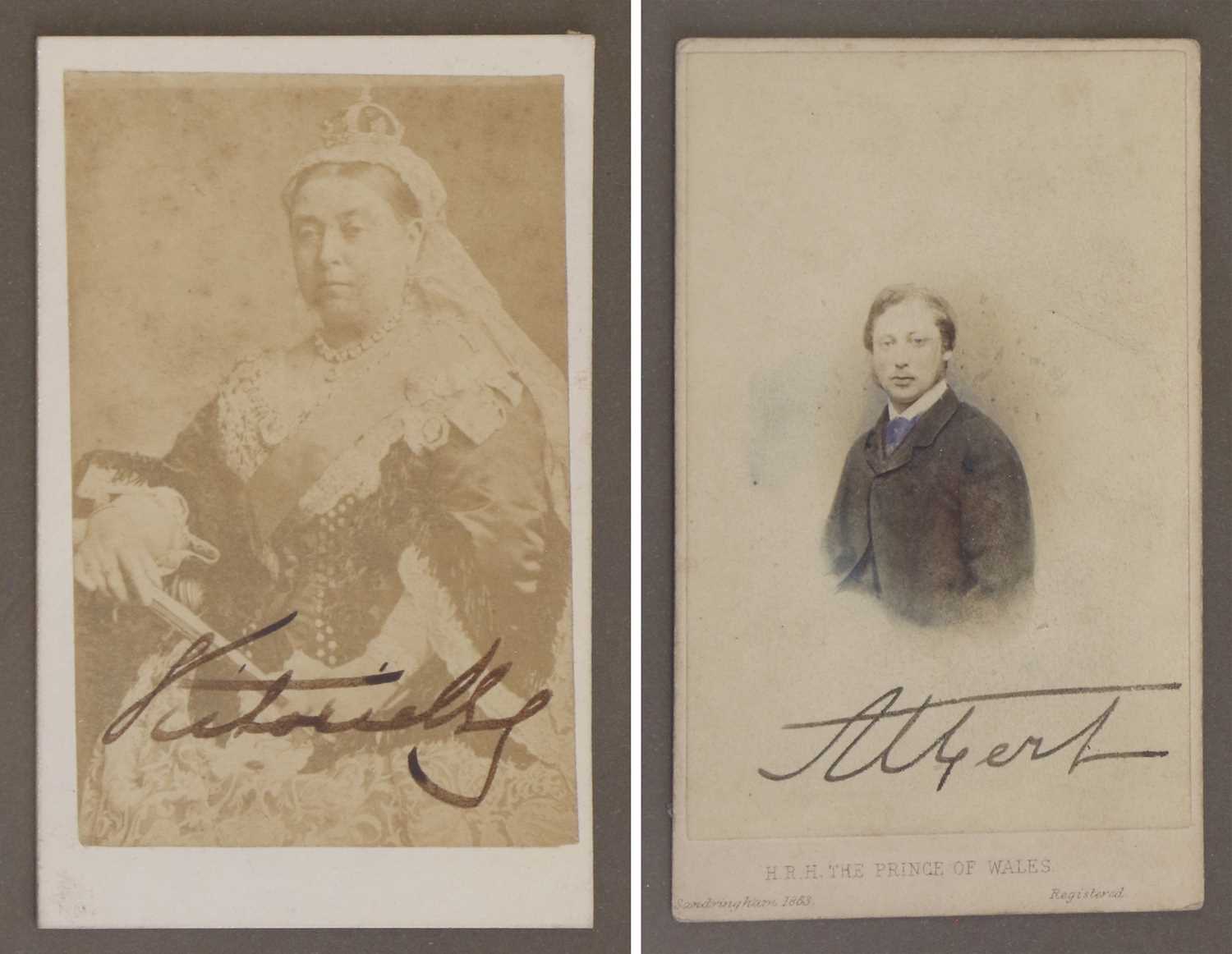 Lot 86 - H.M. Queen Victoria - Autograph. A portrait