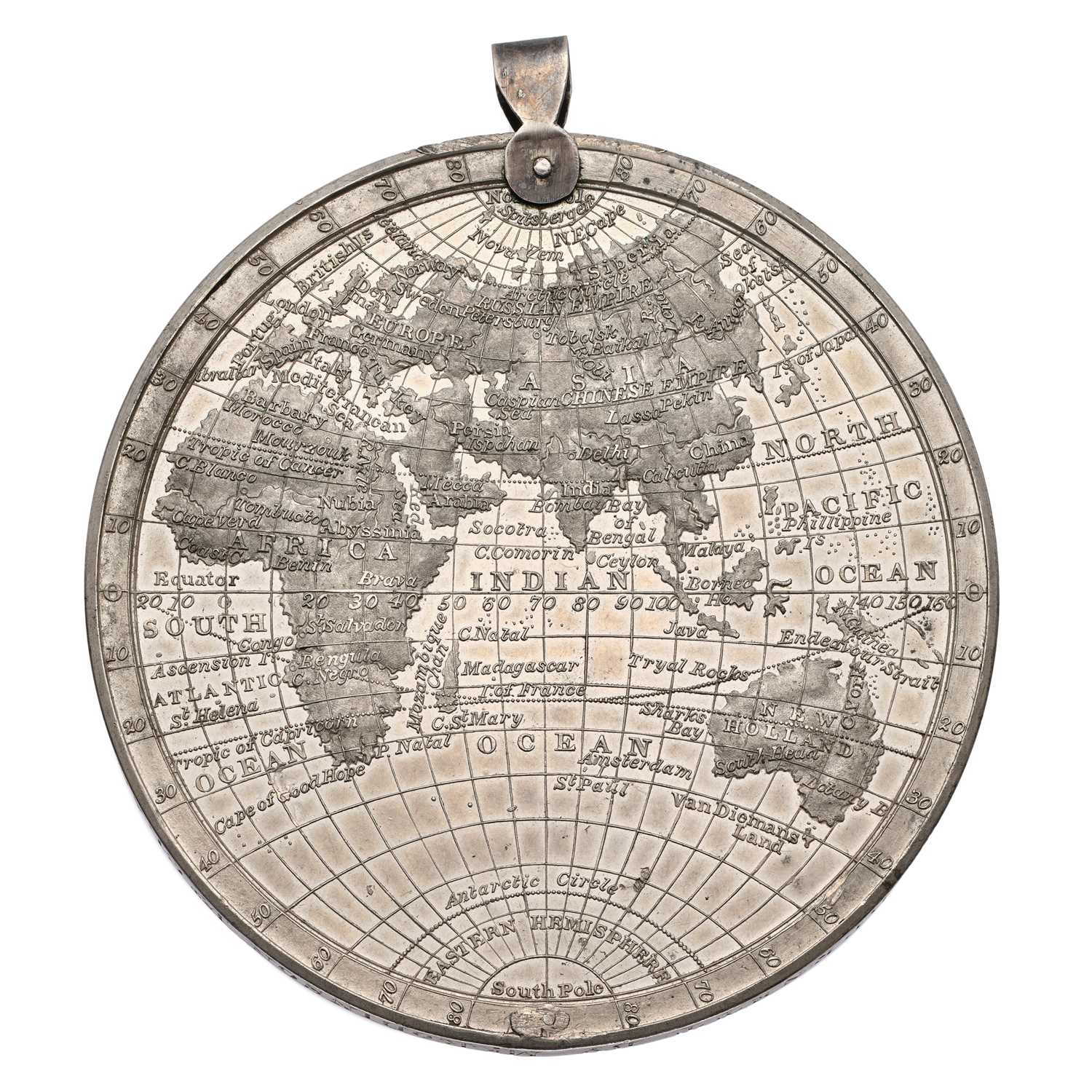 Lot 283 - A ' Medallic Map of the World' c.1820,
