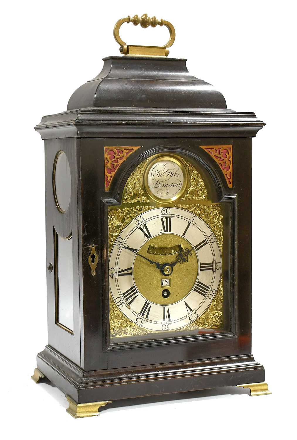 Lot 285 - An Ebonised Pull Quarter Repeat Table