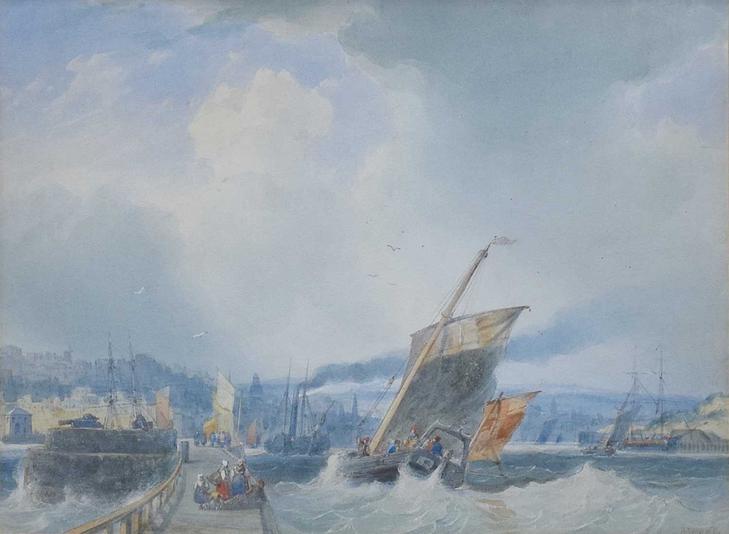 Lot 1012 - Louis Thomas Francia (1772-1839) "Yawl