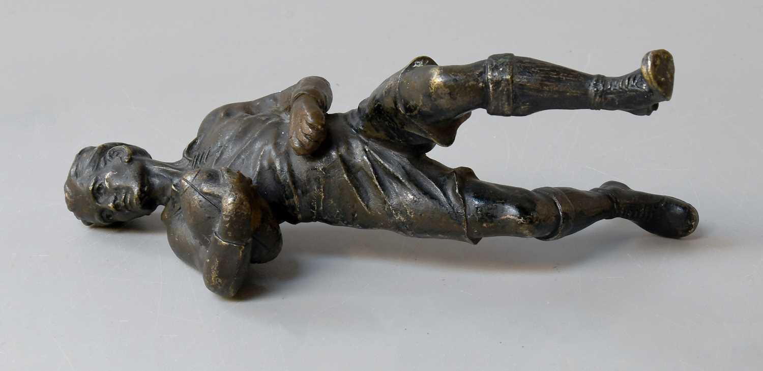 Lot 265 - A Bronze Figure of England Rugby Union