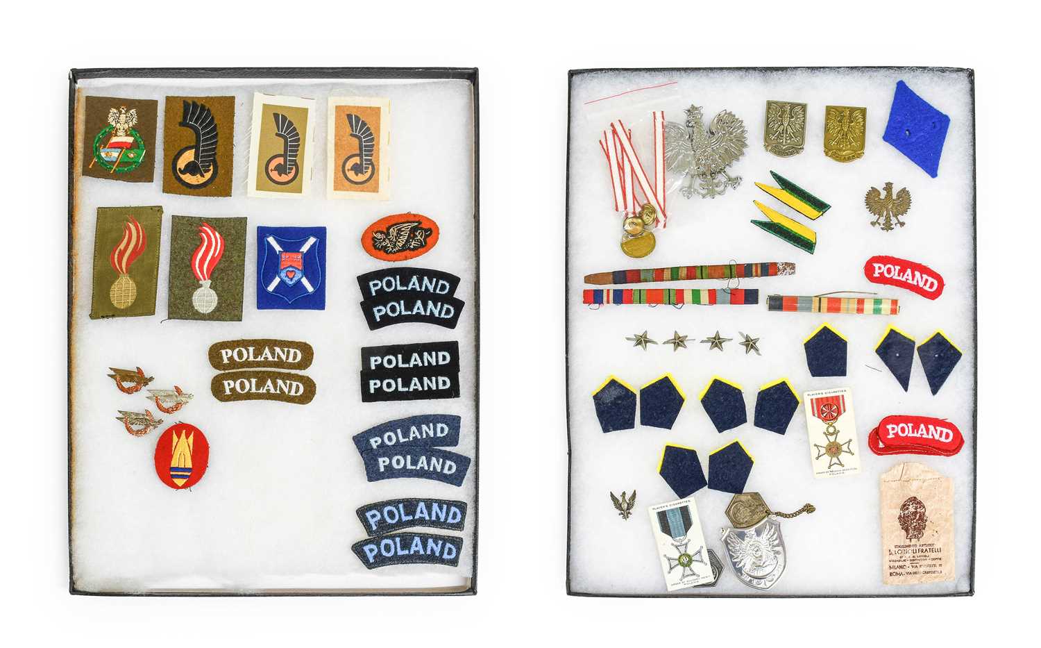 Lot 141 - Two Glazed Displays of Second World War