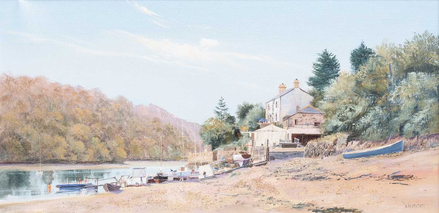 Lot 1115 - Michael D. Barnfather (b.1934) Waterside
