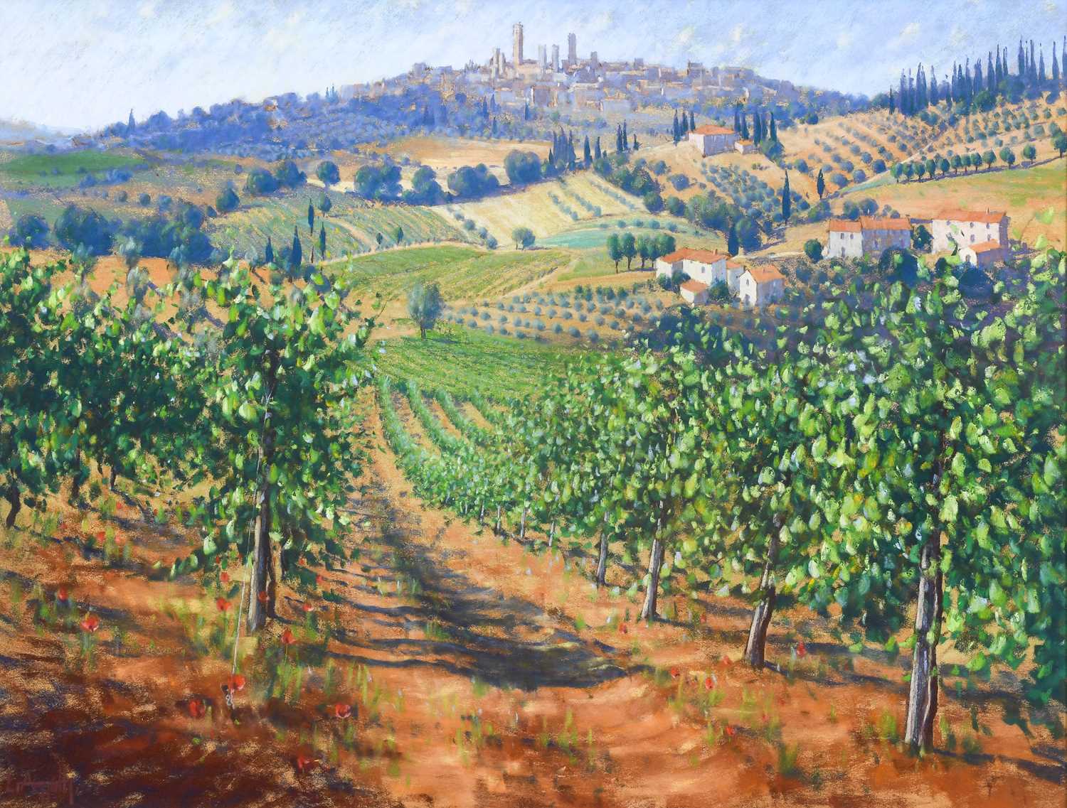 Lot 56 - Lionel Aggett (1938-2009) "San Gimignano,
