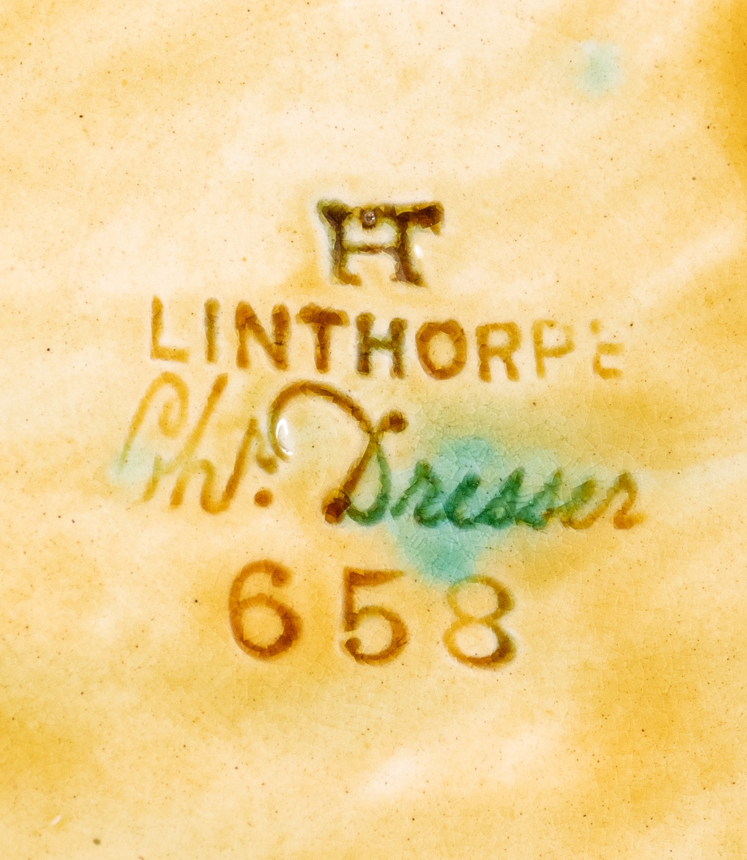 Lot 32 - Christopher Dresser for Linthorpe Pottery: A