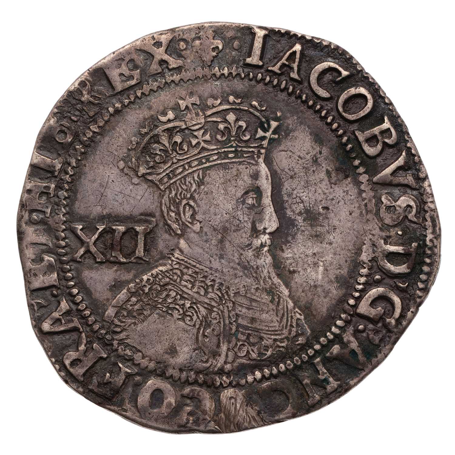 Lot 44 - James I, Shilling, first coinage 1603-4, mm.