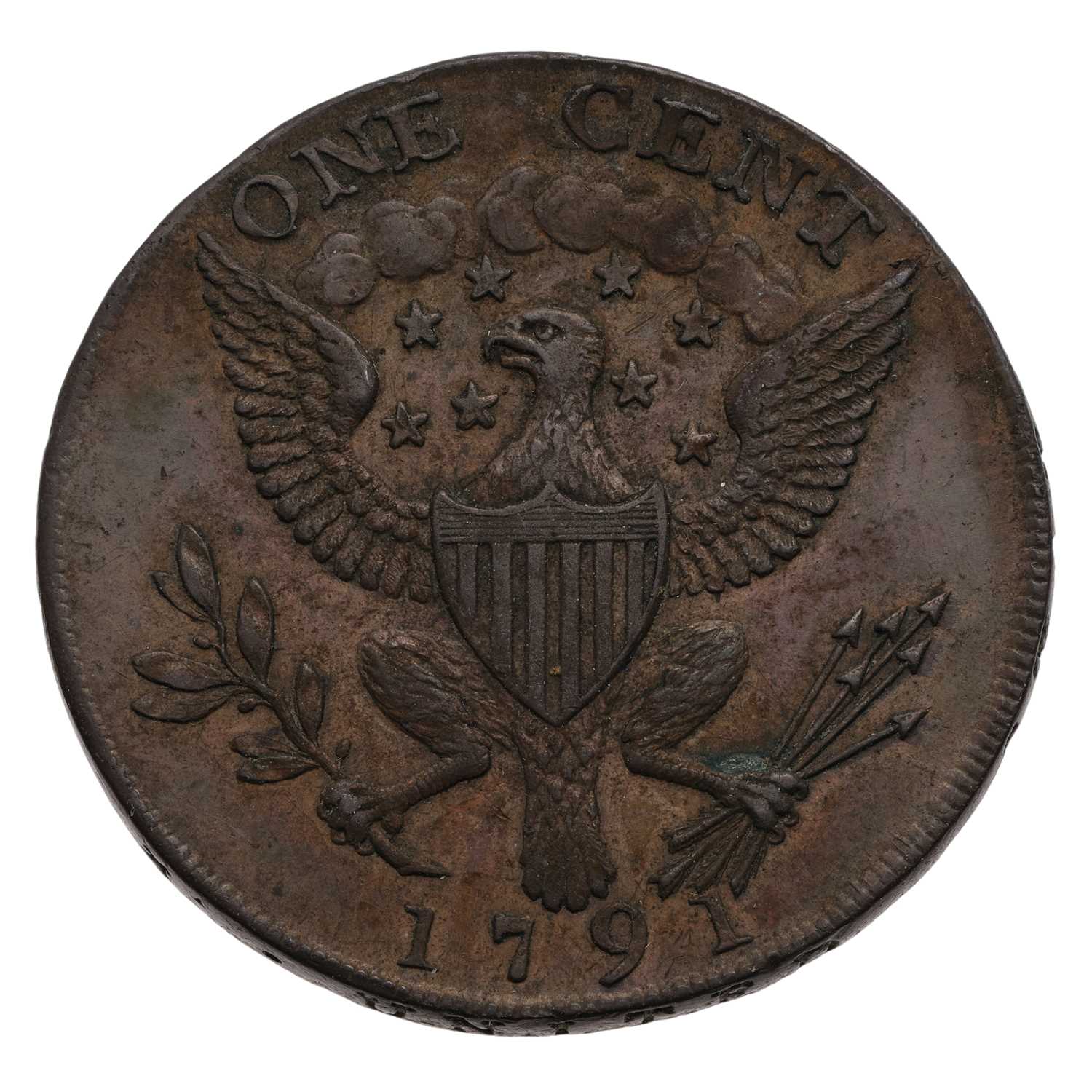 Lot 212 - USA, Washington Small Eagle Cent 1791, obv.