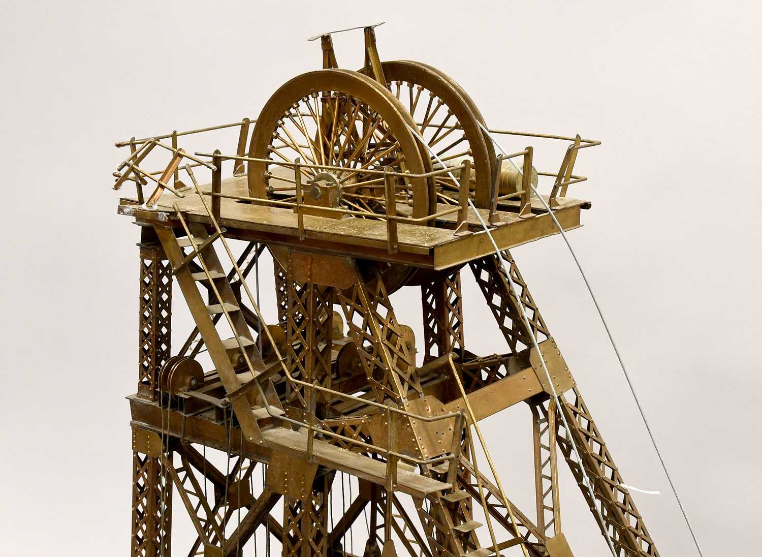 Lot 102 - Model Pit Head Headframe