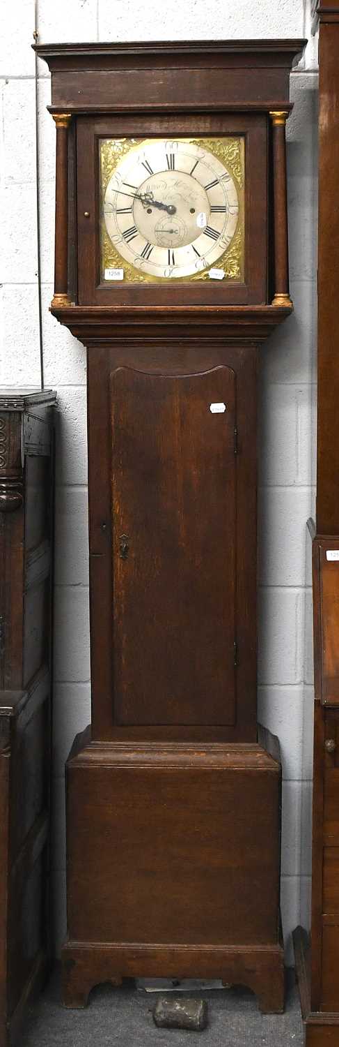 Lot 1258 - An Oak 30 Hour Longcase Clock, case with