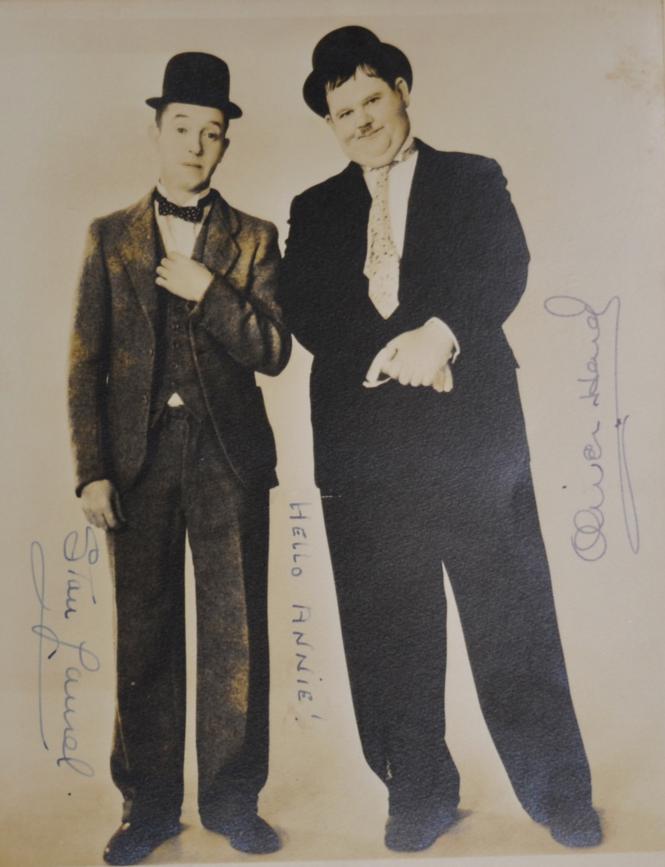 Lot 145 - A Signed Publicity Photograph of Stan Laurel