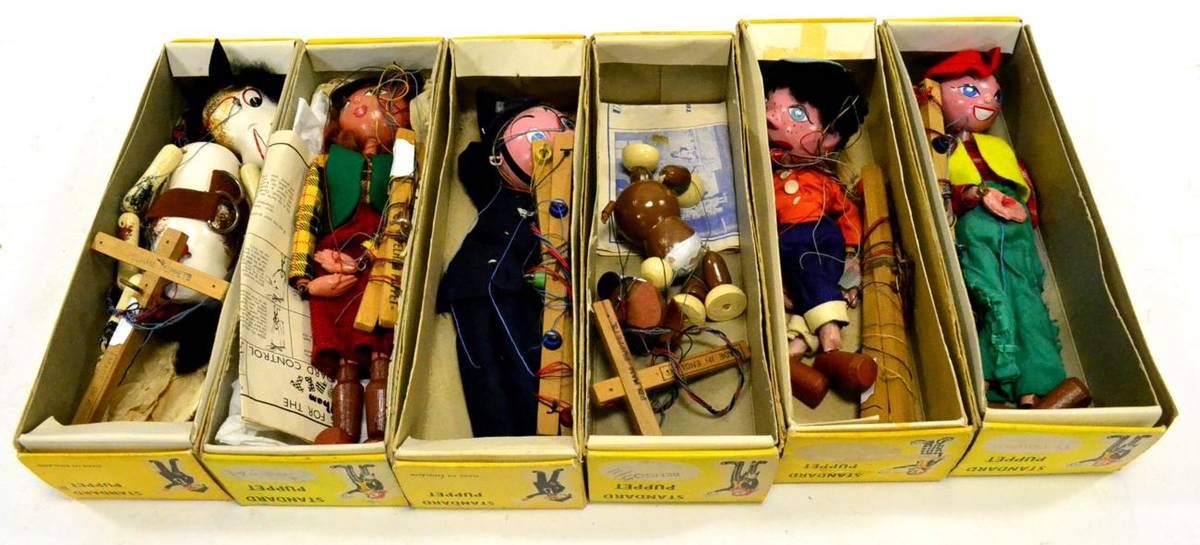 Lot 403 - Pelham Puppets Six Puppets SM Policeman,