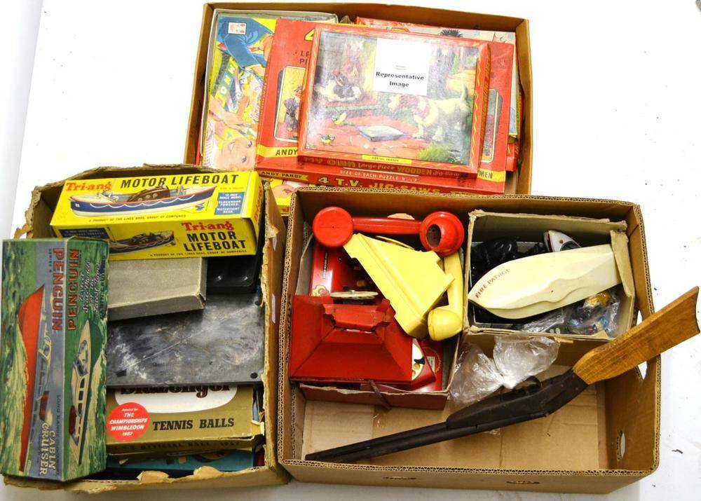 Lot 180 - Mixed Toys, including a Tri-ang motor