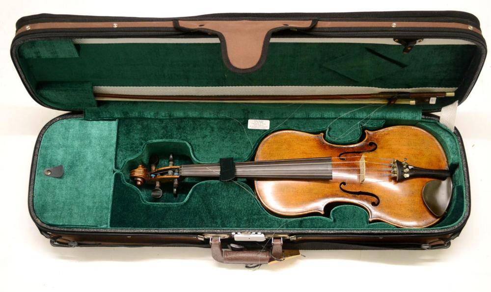 Lot 2027 - A 20th Century German Violin, labelled 'Jon.