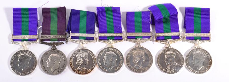 Lot 76 - A General Service Medal 1918-62, with clasp N.