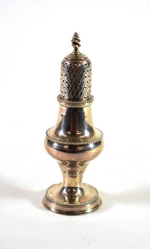 Lot 1604 - A George III Silver Pepper Pot, Hester
