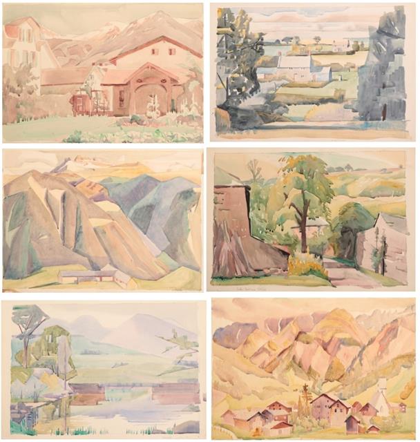 Lot 61 - Edith Lawrence (1890-1973) ''Alp'' Signed and