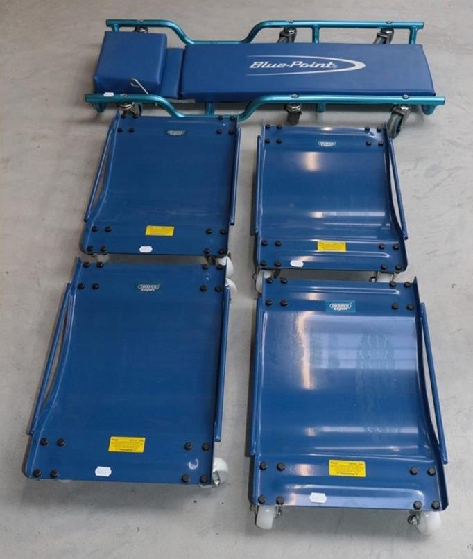 Lot 2062 - A Set of Four Draper Wheel Dollies, part