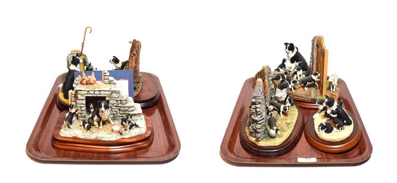 Lot 11 - Border Fine Arts Collie Models Including;