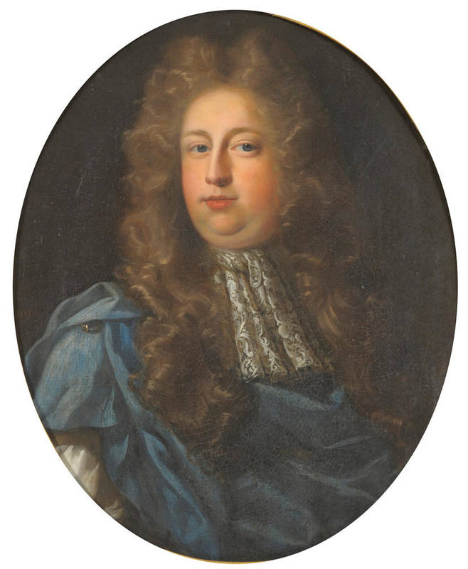 Lot 813 - Style of John Riley (18th century) Portrait