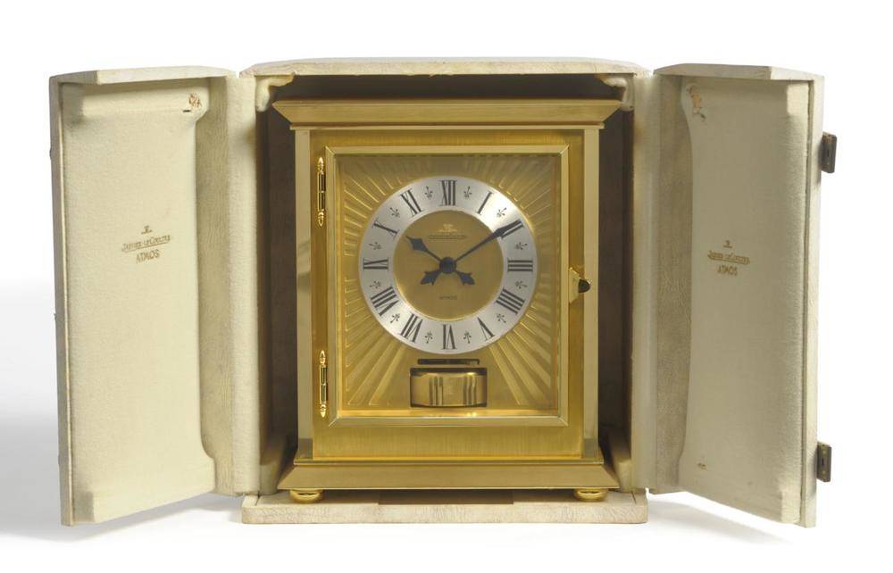 Lot 1332 - A Gilt Brass Atmos Clock, Model: Royale,