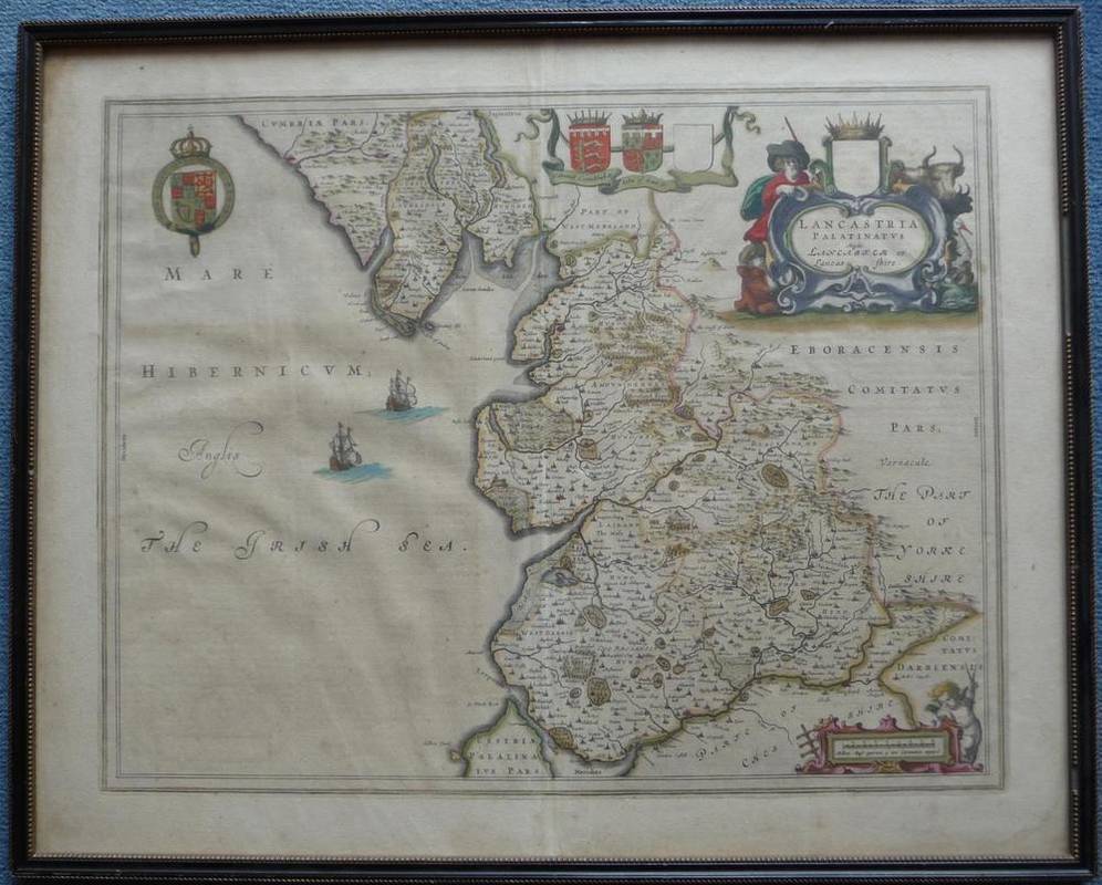 Lot 141 - Anon. [Blaeu] Lancastria Palatinatus Anglis